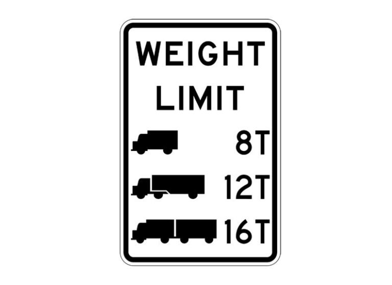 R12-5 Weight Limit Symbolic - National Highway Products
