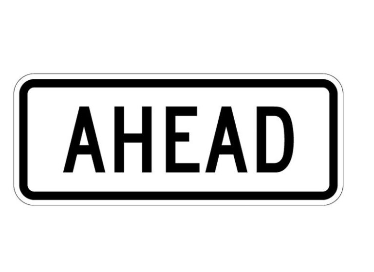 R3-17a Bike Lane Ahead Plaque - National Highway Products