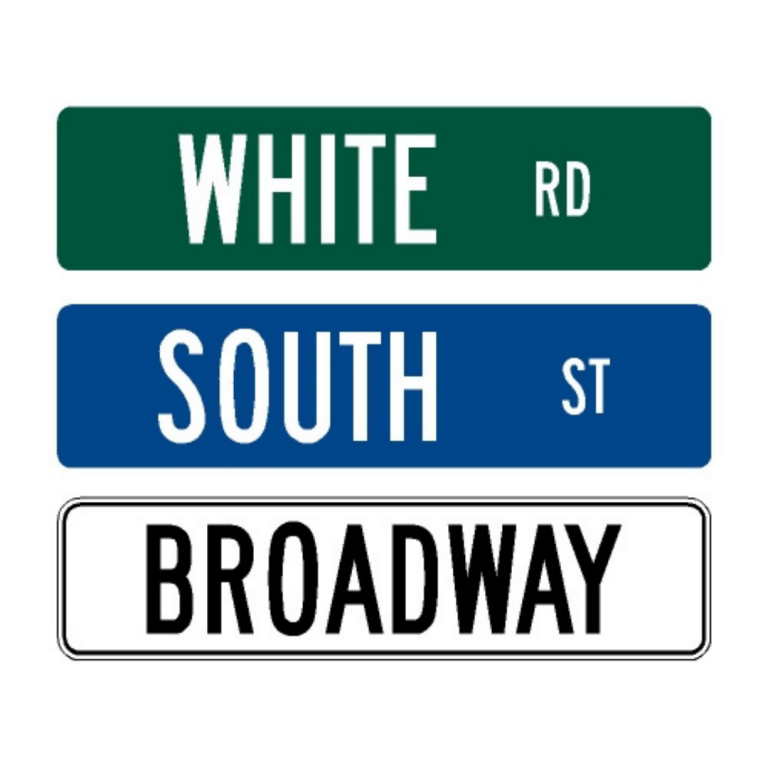 Street Name Signs - National Highway Products