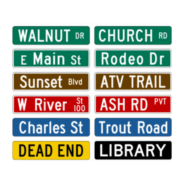 Street Name Signs - National Highway Products