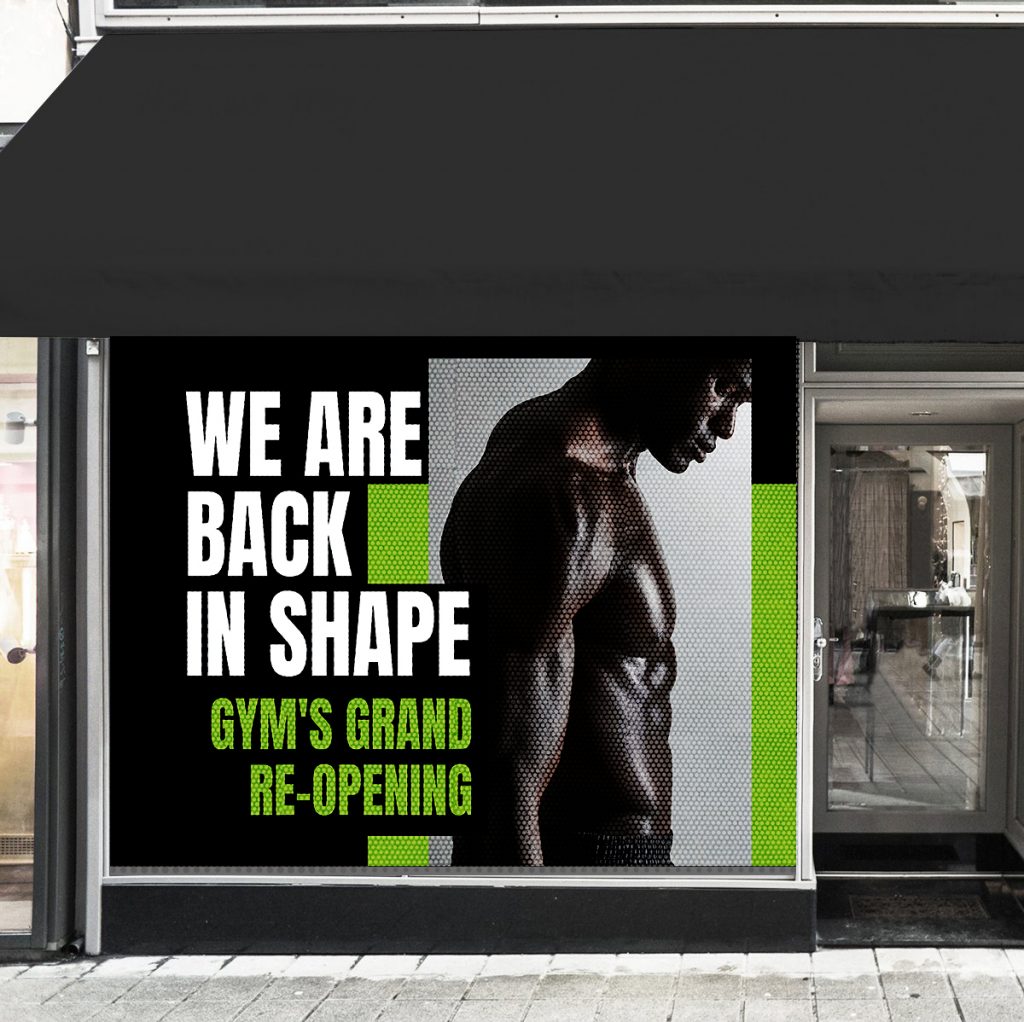 Perforated Window Decal - National Highway Products