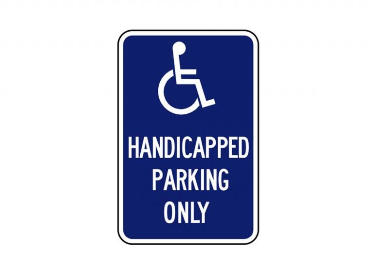 R7-131 Handicapped Parking Only - National Highway Products