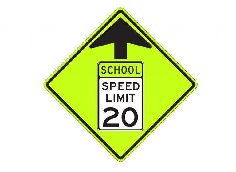 S4-5 School Speed Zone Ahead Sign - National Highway Products