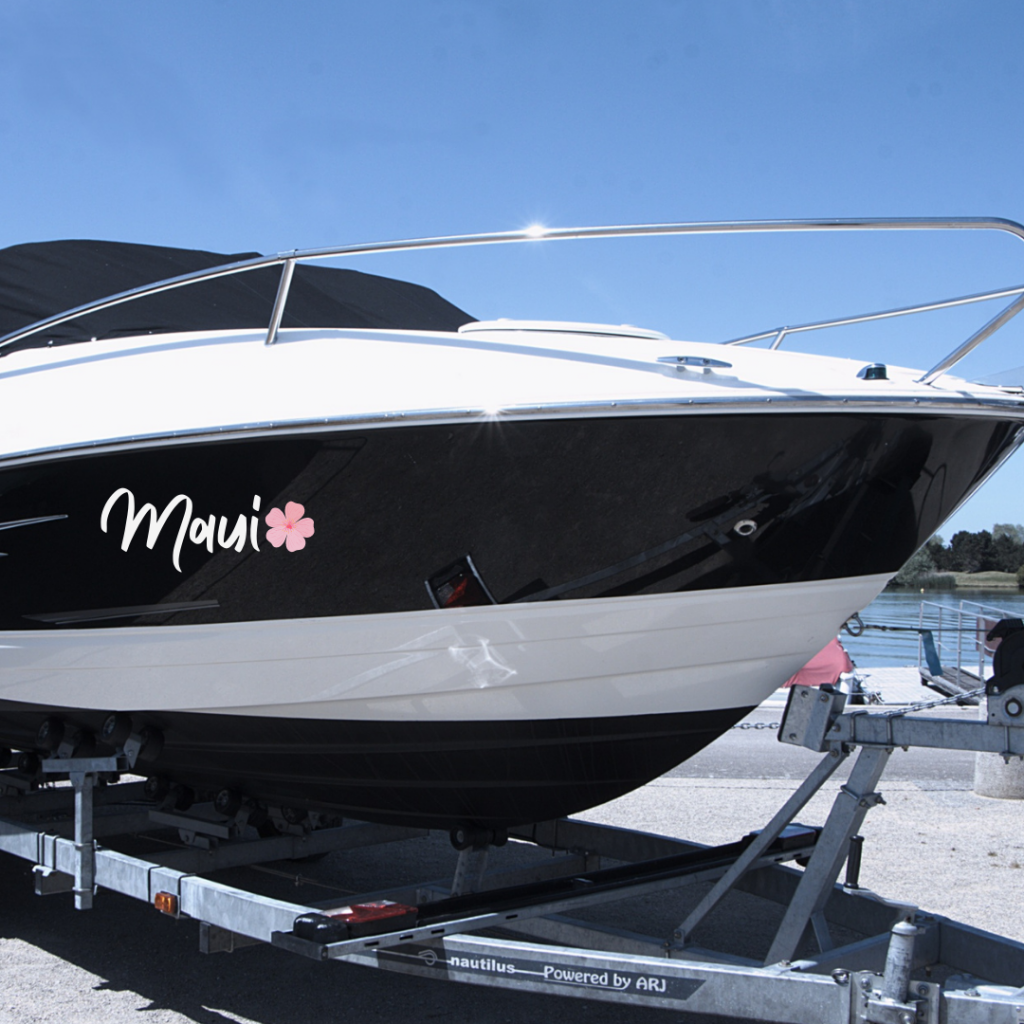 Custom Boat Decals - National Highway Products