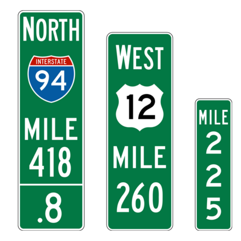 Interstate Mileage Signs | National Highway Products