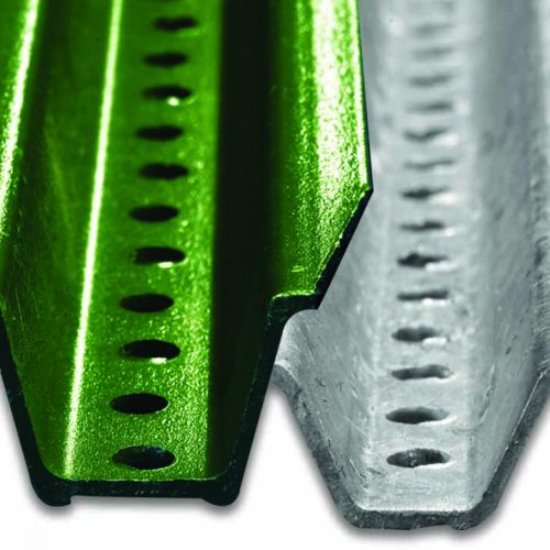 Round Post 10’ & 12” Galvanized 16 Gauge | National Highway Products